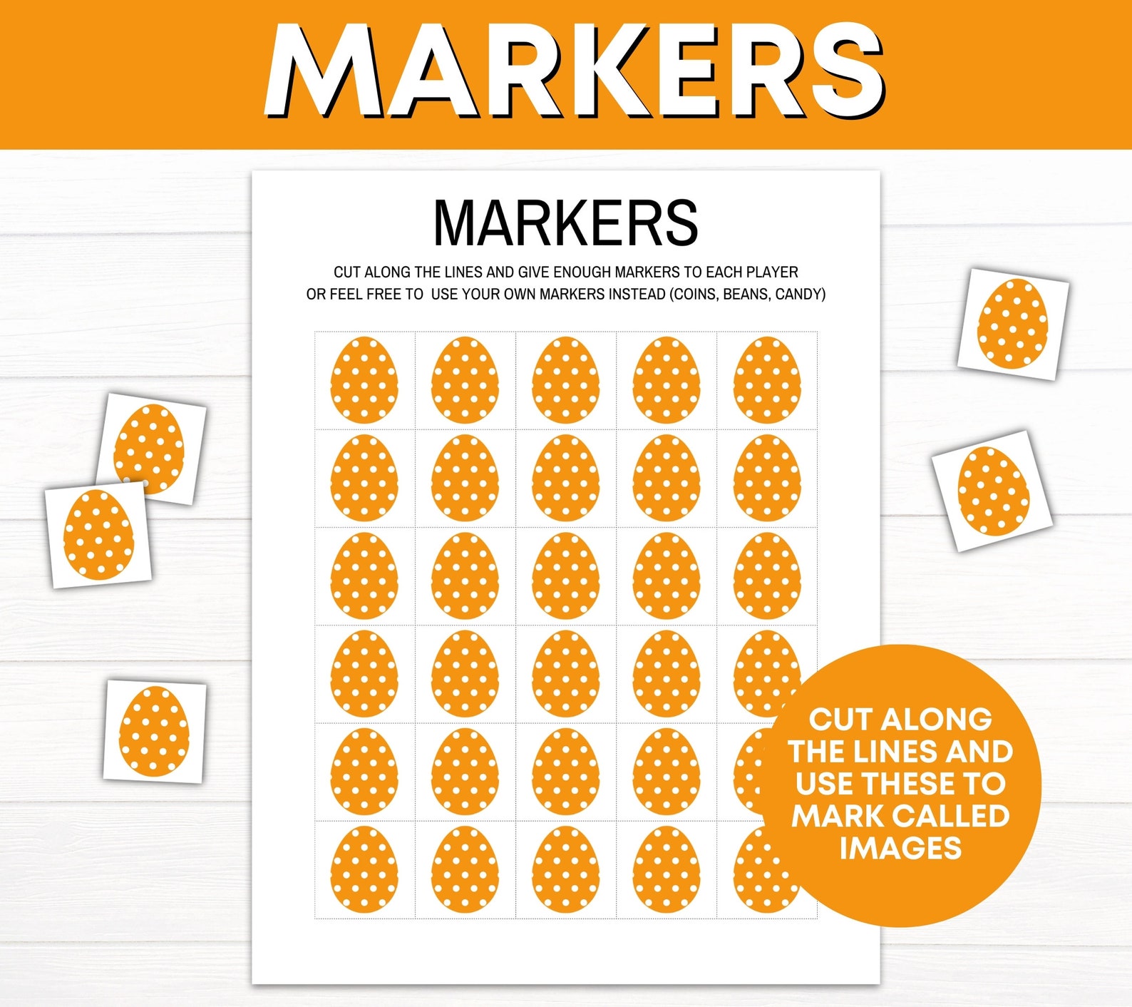 30 Easter Bingo Cards Printable Game, Easter Bingo Boards Activity for ...