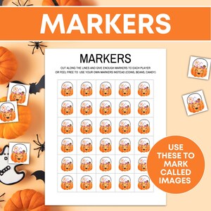 60 Halloween Bingo Cards Printable Game,halloween Fall Bingo Boards ...