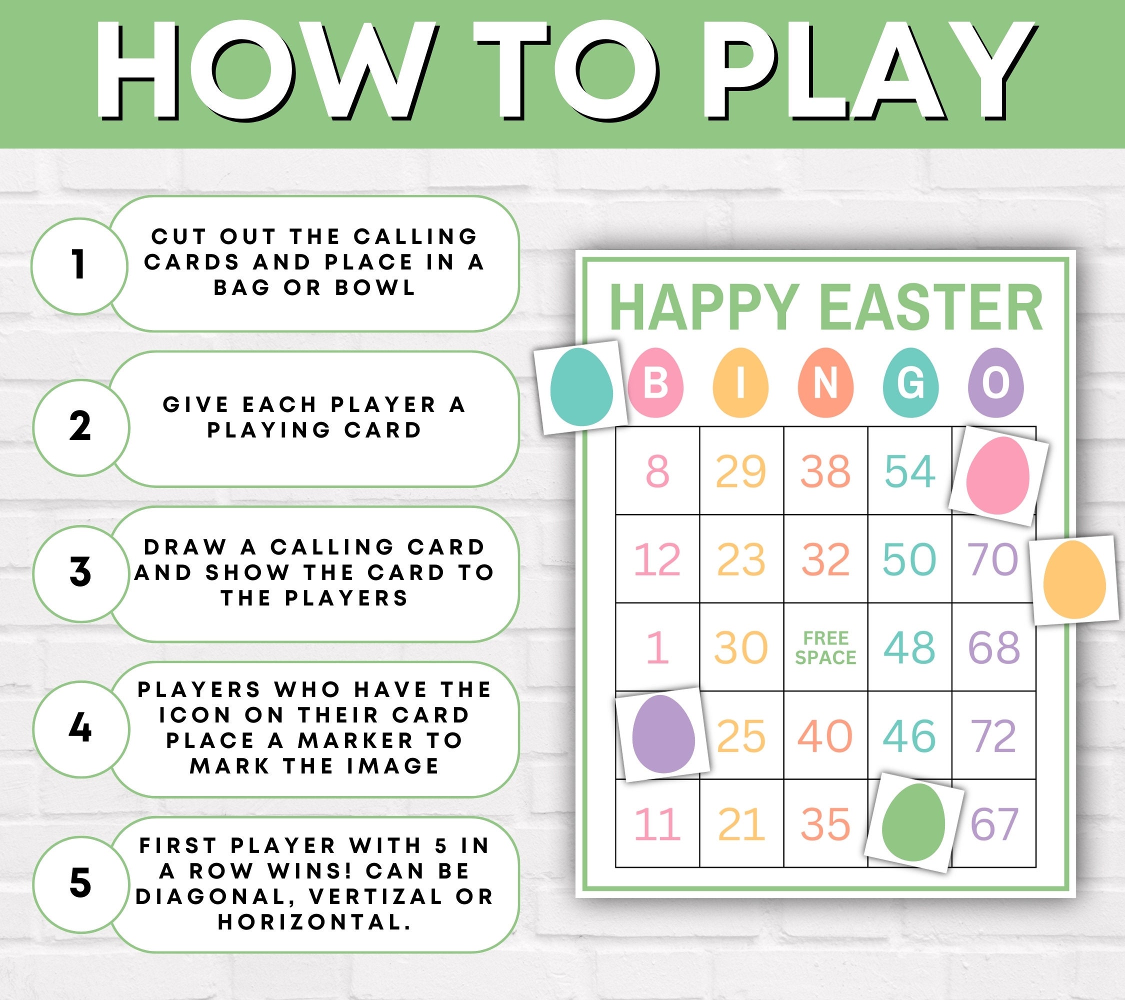 30 Easter Bingo Cards Printable Game, Easter Bingo Boards Activity for ...