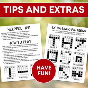 30 Camping Bingo Cards Printable Game, Camping Party Bingo Game ...