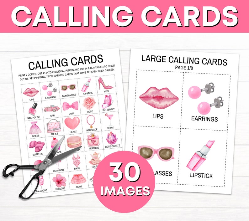 60 Girly Pink Aesthetic Bingo Cards Printable Game, Pink Girl Coquette ...