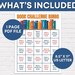Book Challenge Bingo Printable, Reading Challenge Bingo PDF, Reading ...