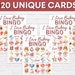 120 Baking Bingo Game Cards Printable, Baking Birthday Party Bingo ...