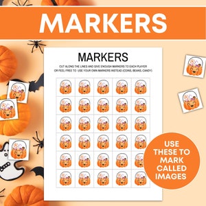 30 Halloween Bingo Cards Printable Game,halloween Fall Bingo Boards ...