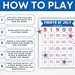 30 Fourth of July Bingo Cards Printable Game, 4th of July USA ...