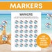30 Beach Bingo Cards Printable Game, Beach Day Birthday Party Bingo ...
