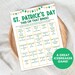 St Patrick's Day This or That Bingo Game, St Patricks Day Party Mingle ...