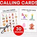 120 Carnival Bingo Cards Printable Game, Carnival Party Bingo Boards ...