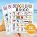 30 Birthday Bingo Cards Printable Game, Pastel Kids Birthday Bingo Boards Party Game, Girls ...