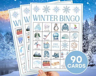 Kindergarten/ Preschool Winter Holiday Bingo Game Printable - Etsy