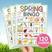 30 Easter Bingo Cards Printable Game, Easter Bingo Boards Activity for ...