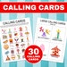 30 Carnival Bingo Cards Printable Game, Carnival Party Bingo Boards ...