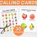 30 Fruit Bingo Cards Printable Game, Fruit Bingo Boards Game, Fruit ...
