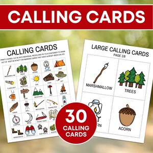 90 Camping Bingo Cards Printable Game, Camping Party Bingo Game ...