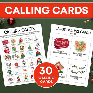 60 Christmas Bingo Card Printable Game,christmas Bingo Board,christmas ...