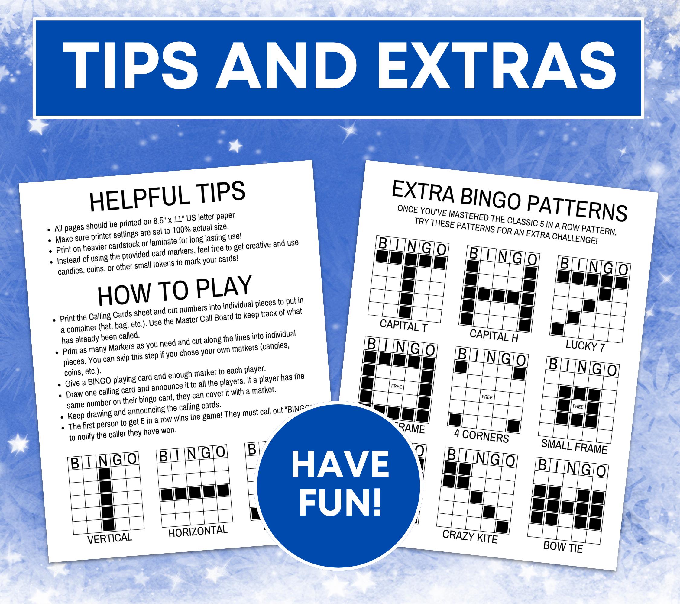 50 Winter Bingo Cards Printable Game,winter Bingo Board Activity for ...