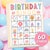 30 Birthday Bingo Cards Printable Game, Pastel Kids Birthday Bingo Boards Party Game, Girls ...