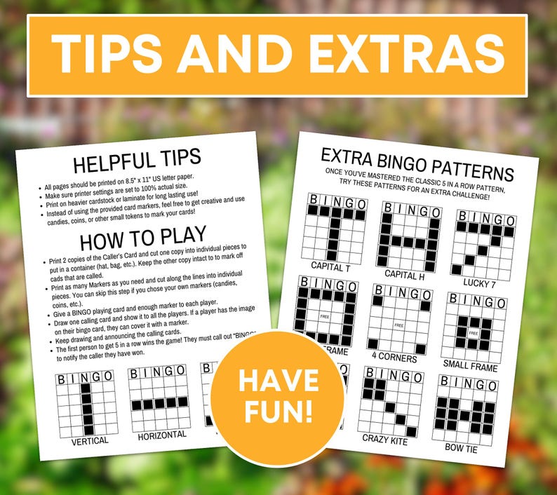 30 Gardening Bingo Cards Printable Game, Gardening Club Bingo Activity ...