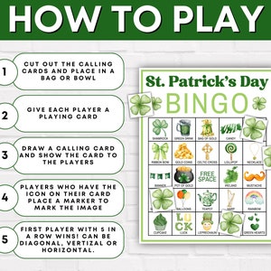 30 St Patricks Day Bingo Cards Game Printable, St Patrick Bingo Boards ...