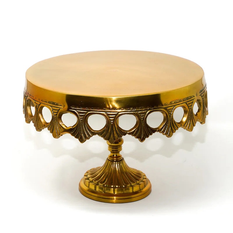 Gold Cake Stand - Etsy UK
