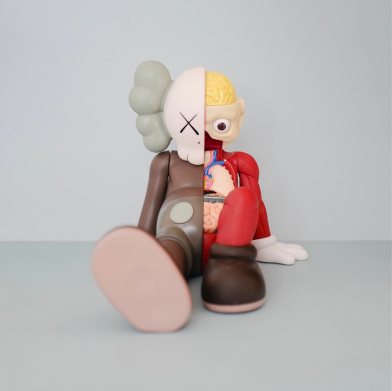 KAWS Inspired Anatomy Doll Modern Art Sculpture Hypebeast Companion ...