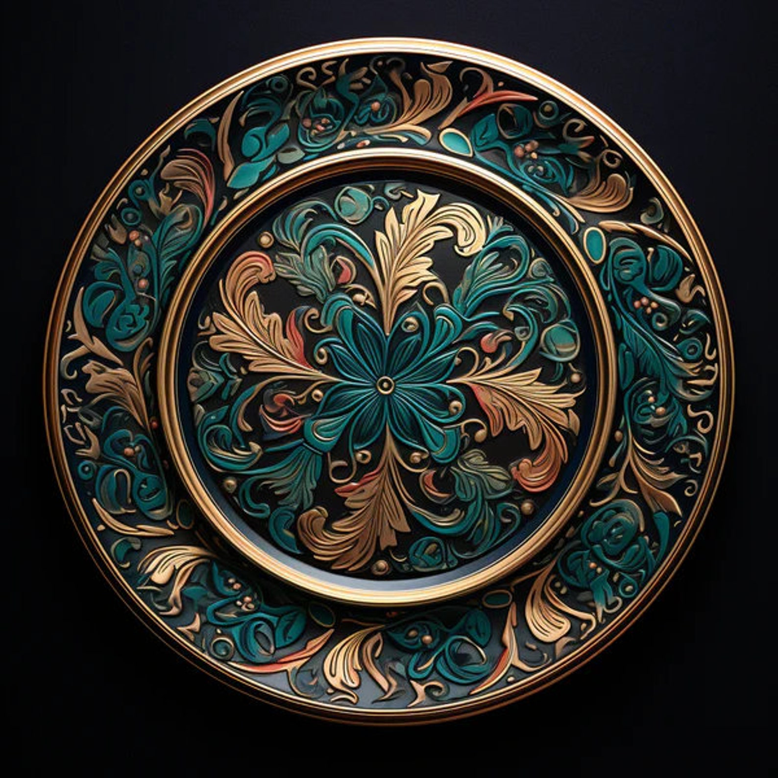 Tales of Traditions Chinese Ceramic Plate Perfect for Display Hand ...