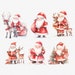Merry Christmas Watercolor Clipart, Christmas Watercolor Clipart ...