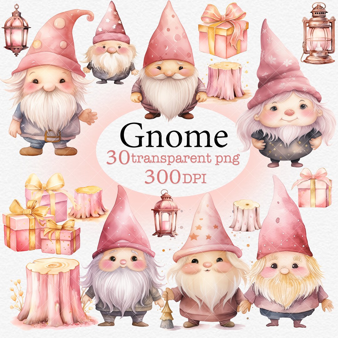 Christmas Gnome Clipart, Christmas Clipart, Gnome Clipart, Gnome ...