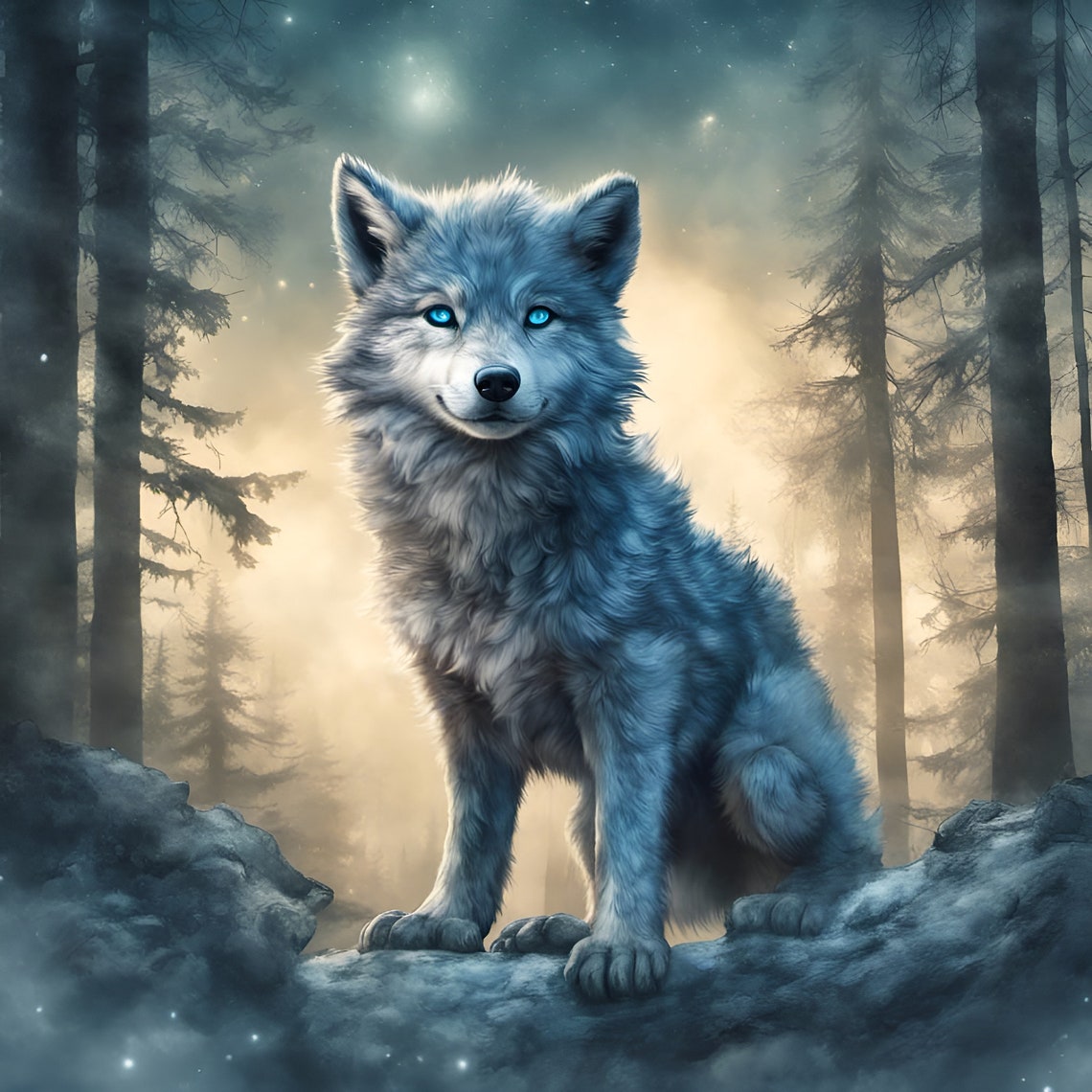 3 Pack of Digital Wallpapers- Wolf Pack - Etsy