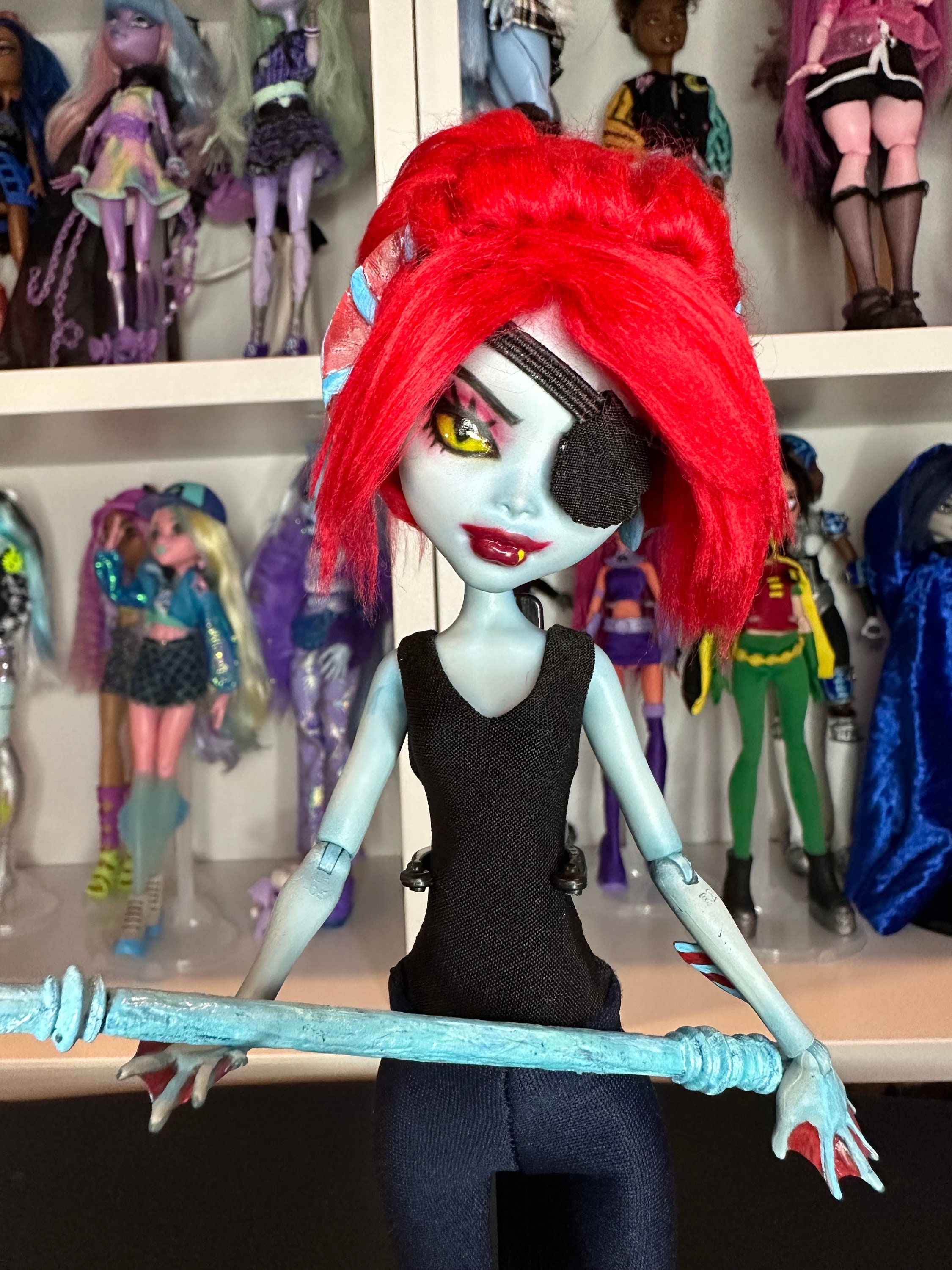 Undertale Undyne-inspired Monster High Custom Doll OOAK - Etsy
