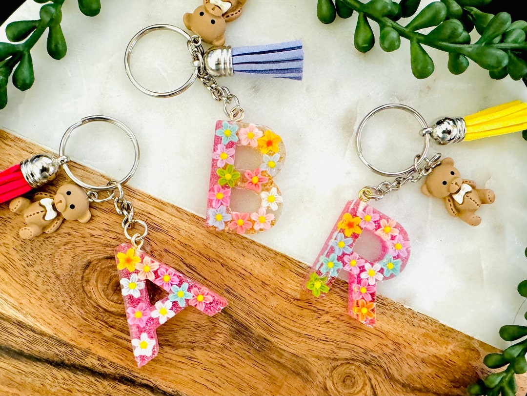 Floral Fun, Keychains for Teens, Kids Keychain Backpack Keychain ...
