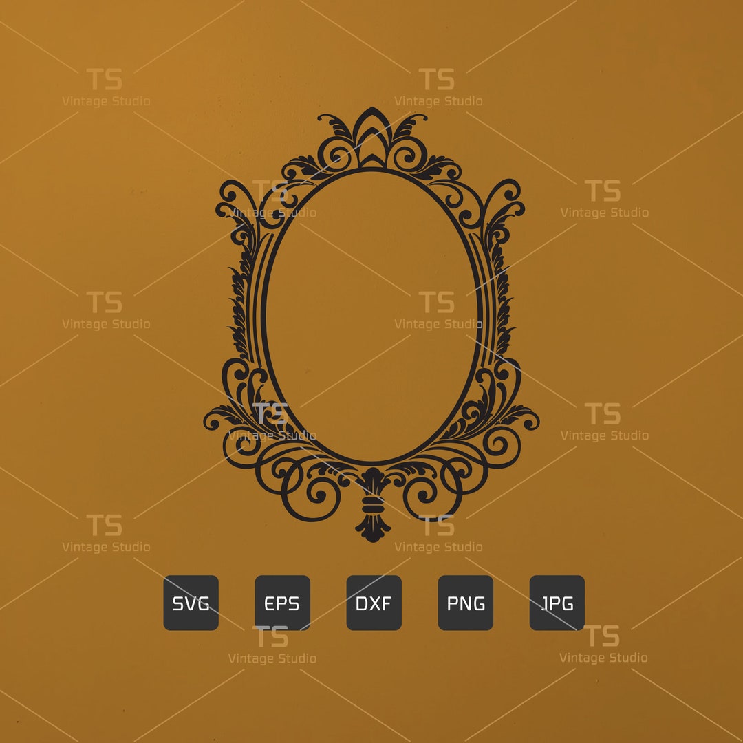 Frames Svg Files, Vintage Frames Svg Files, Vintage Antique Frames ...