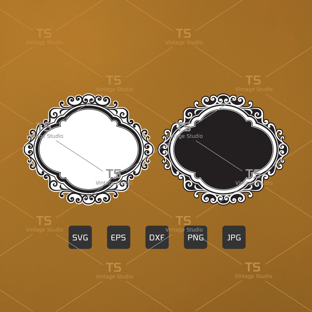 Frames Svg Files Vintage Frames Svg Files Vintage Antique - Etsy