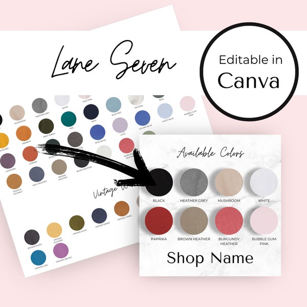 Thread Color Chart - Etsy