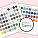 STANLEY STELLA Color Chart Template, Canva Color Chart Printify Color ...