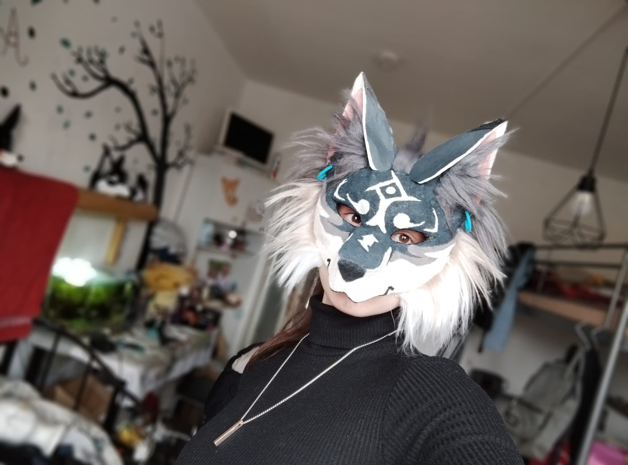 Therian Maske personalisiert/Wunsch/Theriotyp/Hochwertig - Etsy.de