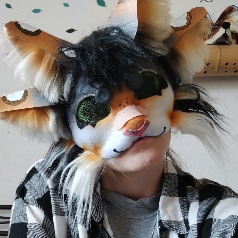 Therian Mask Coyote - Etsy