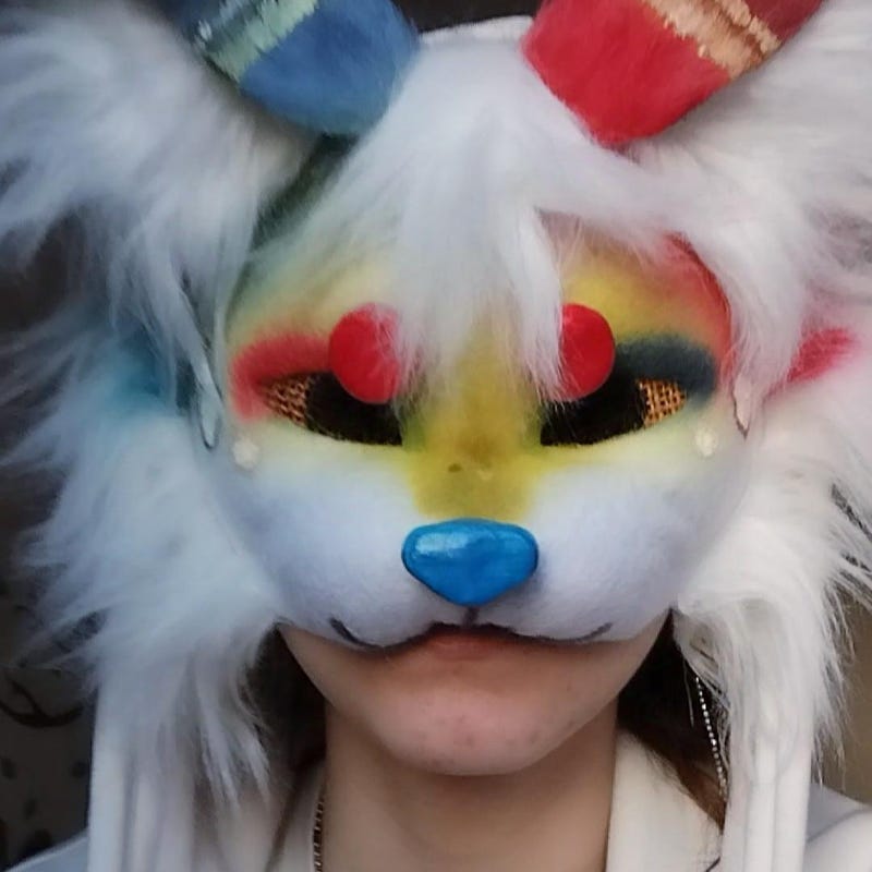 Red Fox Therian Mask - Etsy