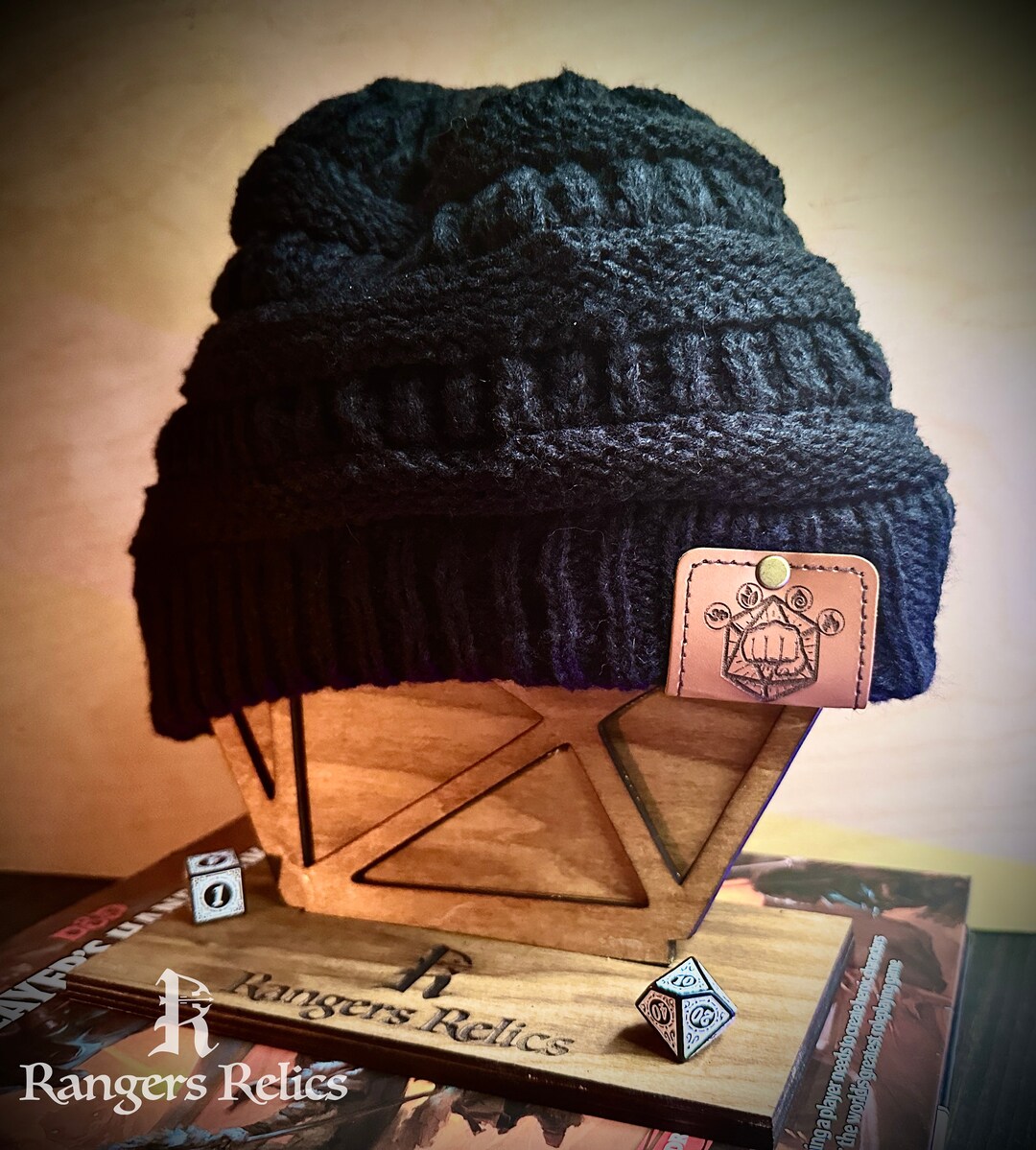 DND Leather Tag Beanie Monk OTHER CHARACTERS Available in Our Shop ...