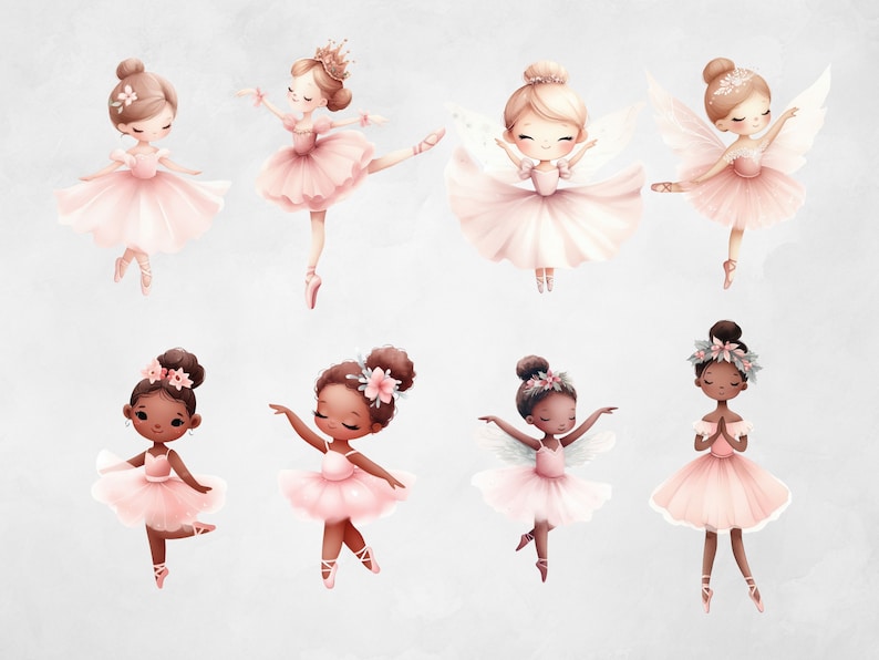 Pink Nutcracker Ballet Clipart, Winter Clipart, Pastel Ballet Clip Art ...