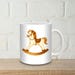 Rocking Horse PNG | Baby Shower Clipart, Vintage Toy Graphic, Instant ...