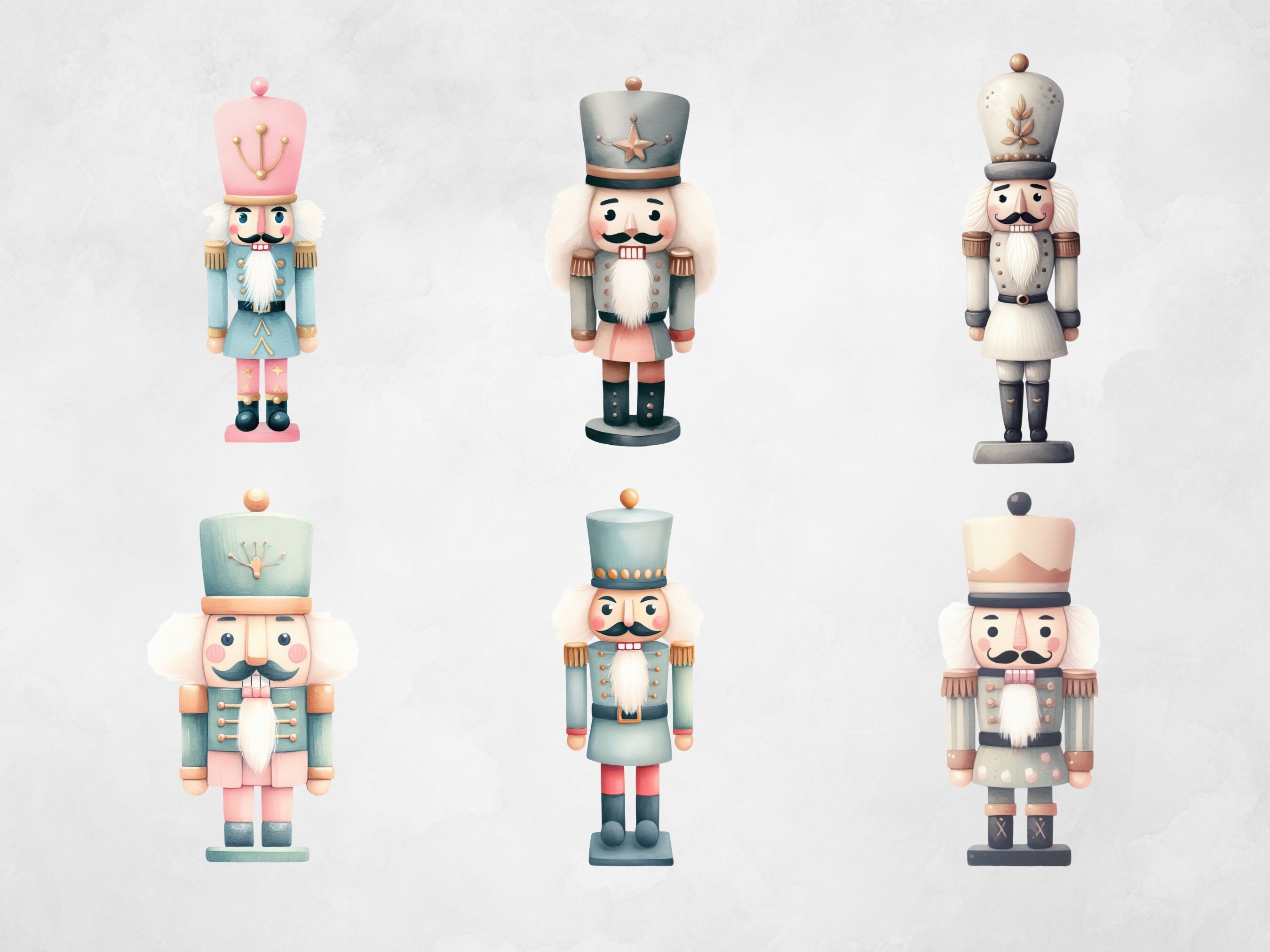 Pastel Christmas Nutcracker Clipart, Pink Nutcracker, Nutcracker Clip ...