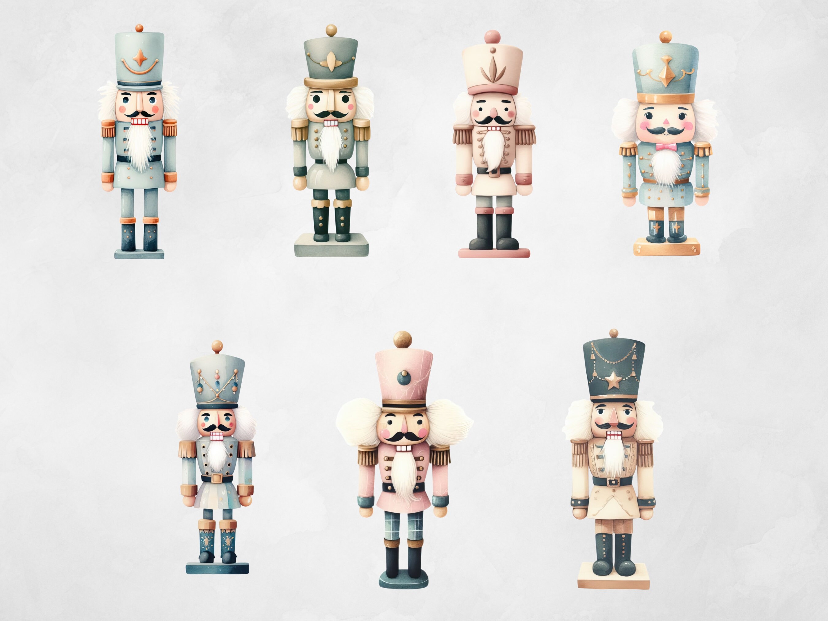 Pastel Christmas Nutcracker Clipart, Pink Nutcracker, Nutcracker Clip ...