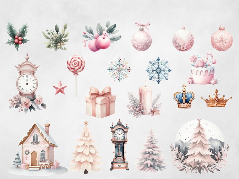 Nutcracker Princess Clipart, Winter Clip Art, Pastel Ballet Clip Art ...