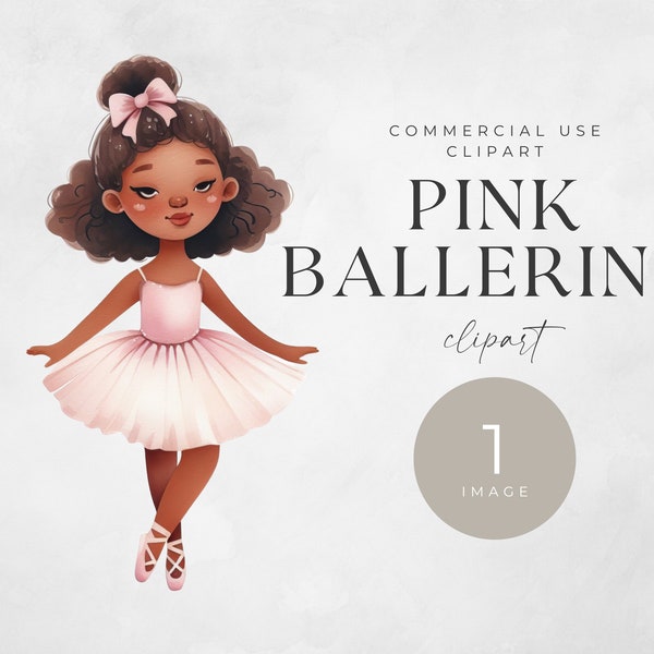 African American Ballerina Clip Art - Etsy