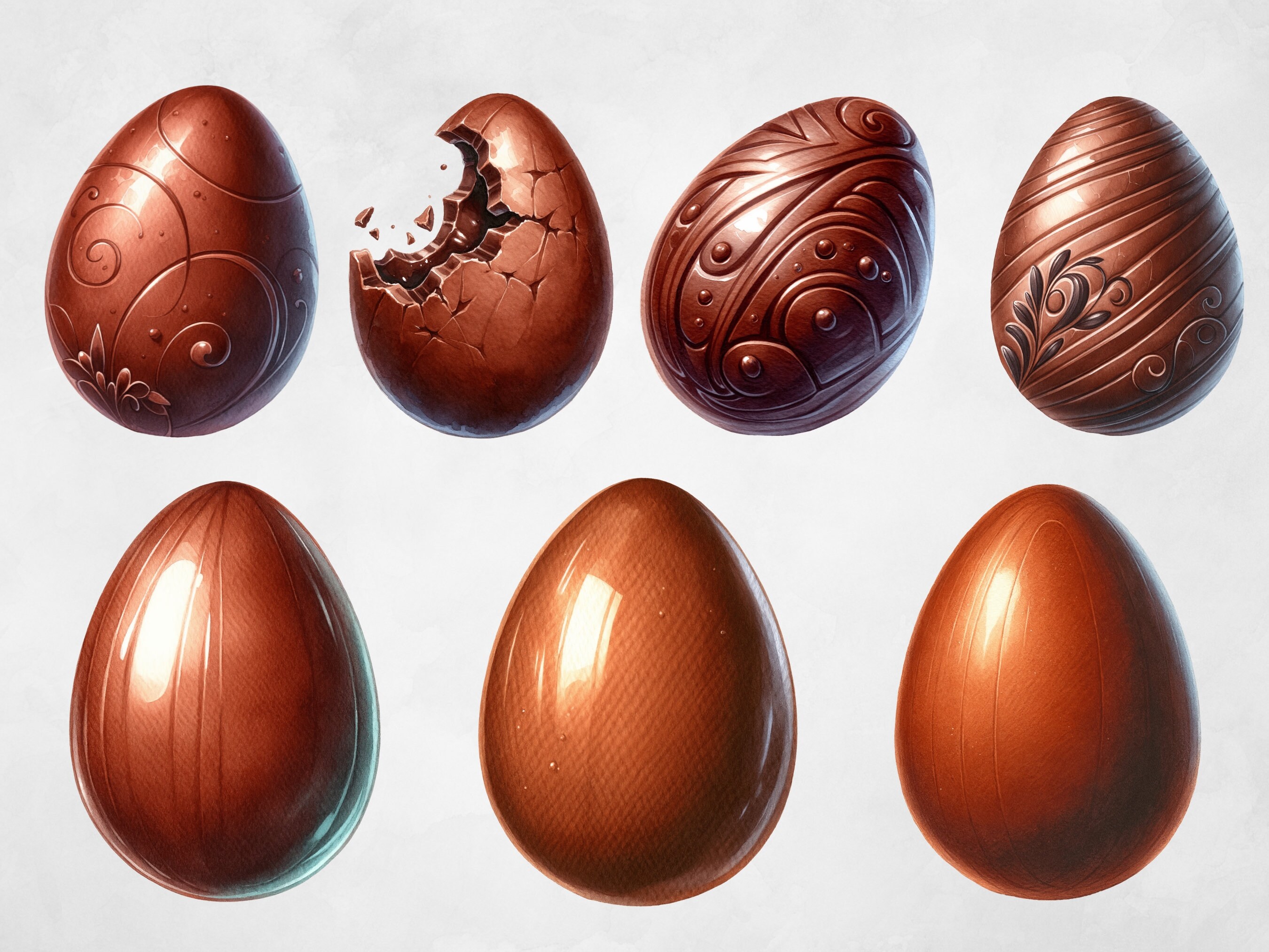 Chocolate Bunny Clipart, Easter Sweets and Candy, Rabbit Pngs, Bitten ...