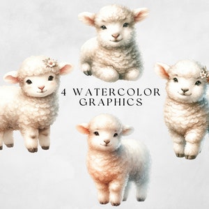 Spring Lamb PNG, Cute Animals Clipart, Spring Clip Art, Transparent ...