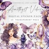 Boho Sticker Pack Digital, PNG Files of Digital Stickers, Digital ...