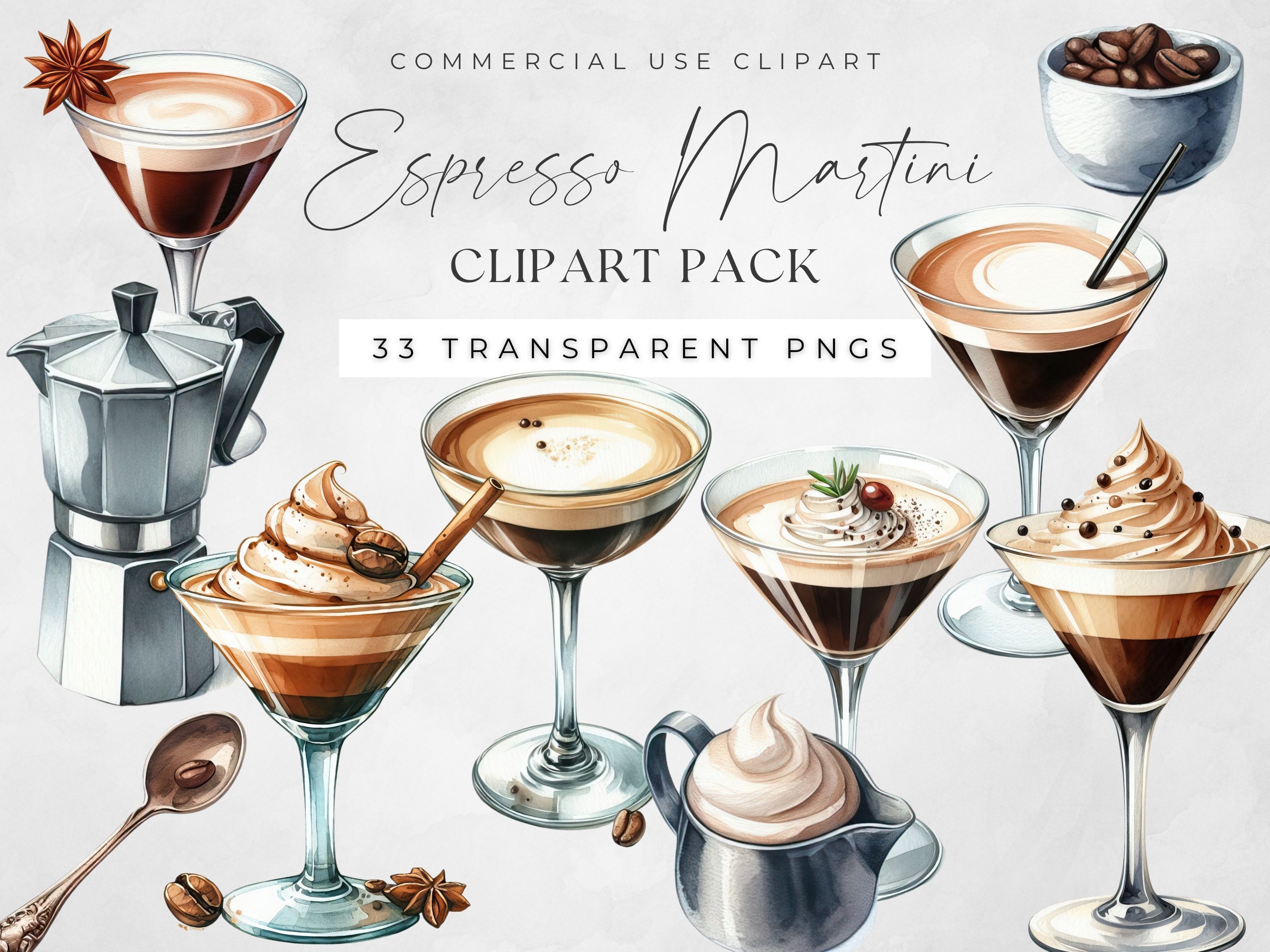 Espresso Martini Clipart, Cocktail Png, Drink Illustration Clip Art ...