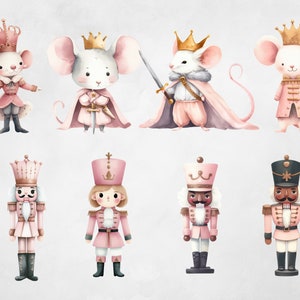 Pink Nutcracker Ballet Clipart, Winter Clipart, Pastel Ballet Clip Art ...